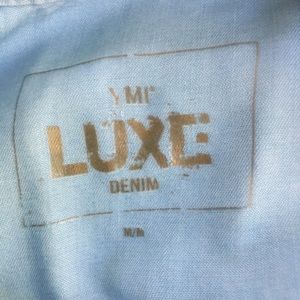 YMI | Tops | Ymi Denim Medium Light Wash Denim Pearl Snap Top | Poshmark